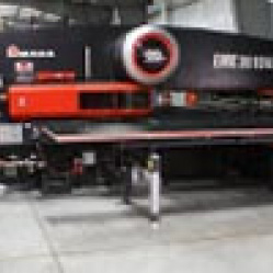 AMADA EMK3610NT CNC BRUSH TURRET PUNCH - Fabricating Machinery Inc.